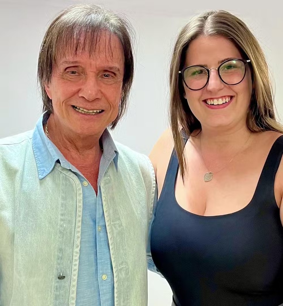 Roberto Carlos publica cliques do casamento da neta, filha de Dudu ...