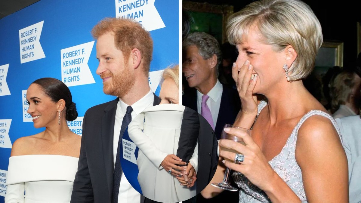 Meghan Markle usa anel da princesa Diana em evento de gala