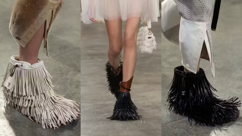 Se depender da Louis Vuitton, as botas com franja são os maiores hits ...
