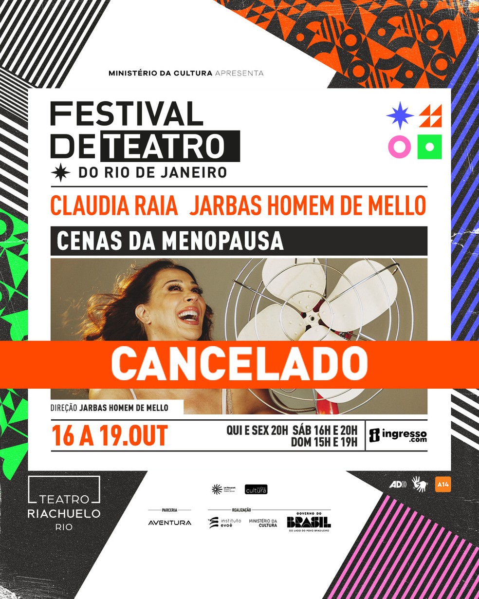 Claudia Raia fratura tornozelo durante peça e cancela apresentações no ...
