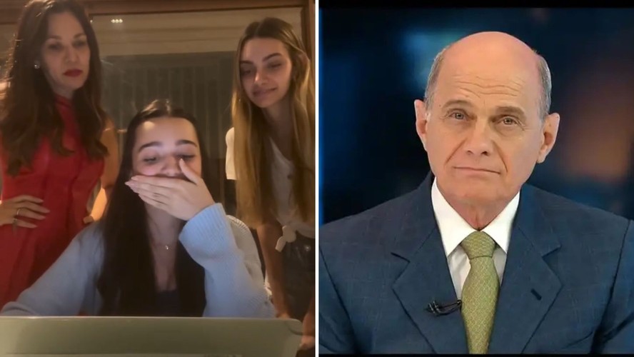 Filha de Boechat é aprovada em faculdade aos 16 anos e mãe comemora ...