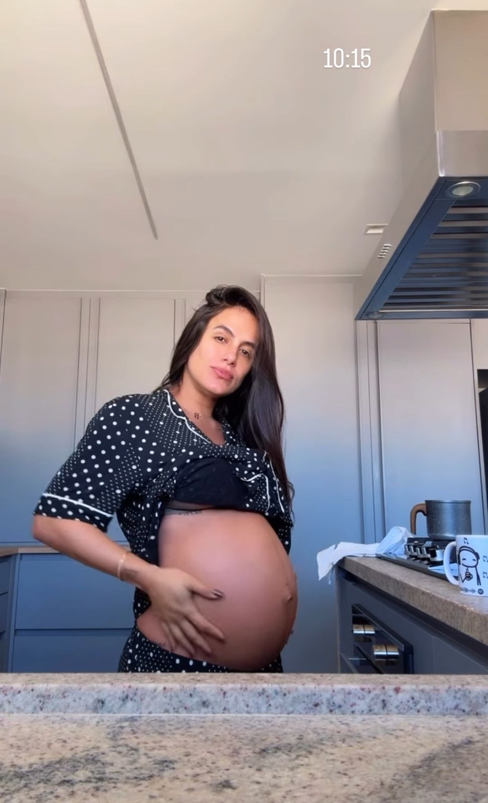Carol Peixinho relata ultrassom na reta final da gravidez: 'Bento está ...