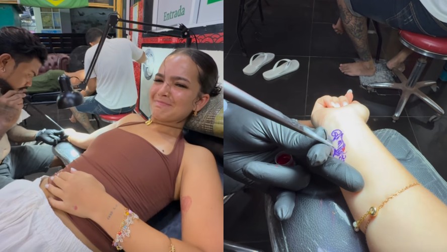 Mel Maia faz tatuagem de bambu na Tailândia e mostra o resultado ...