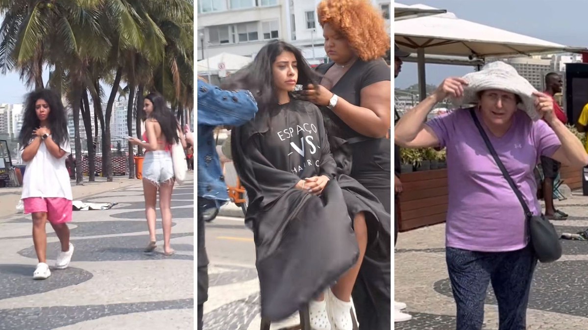 Influenciadora chama atenção ao fazer transformação no meio da orla do ...