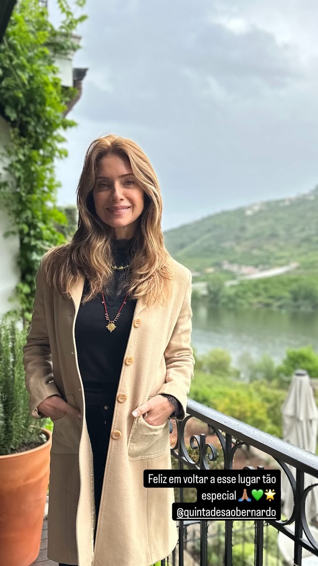 Em visita ao país natal do namorado, Letícia Spiller publica clique ...