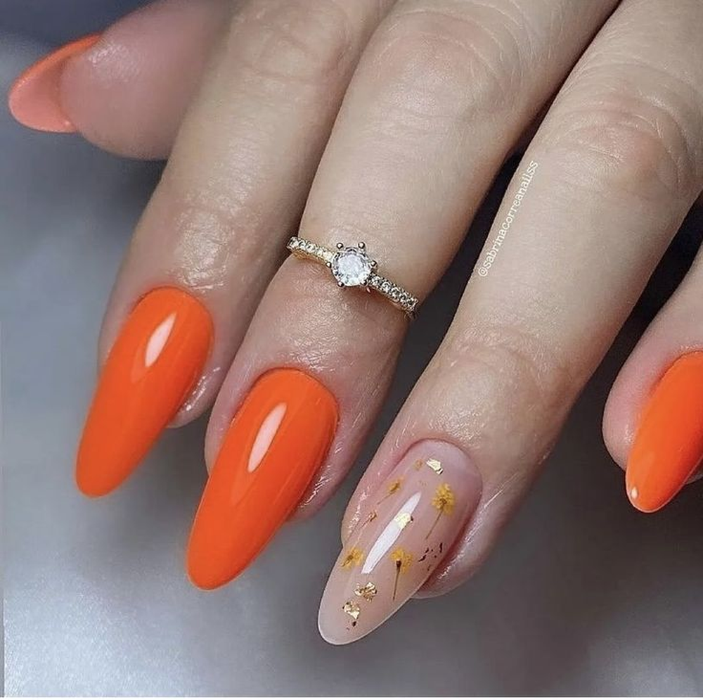 Unhas decoradas laranja: 36 Inspirações com a cor que vai te encantar!