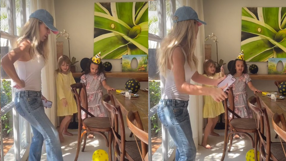 Eliana dança à 'Pop pop' com filha e amiguinhas; veja