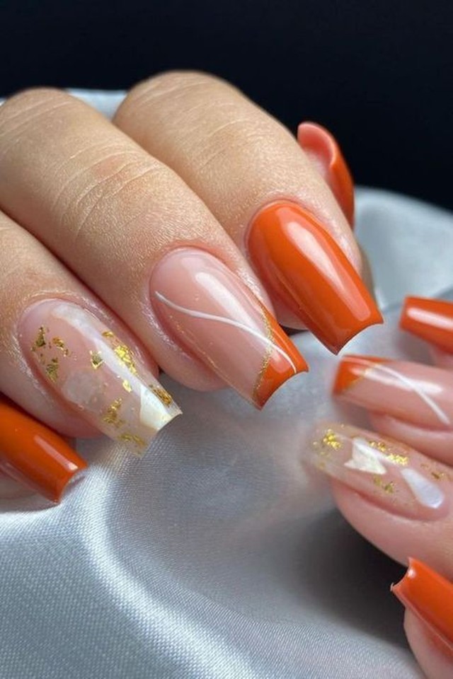 Unhas decoradas laranja: 36 Inspirações com a cor que vai te encantar!