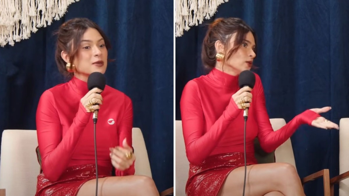 Thaila Ayala diz que tem fama de 'bocuda' e já levou bronca do marido ...