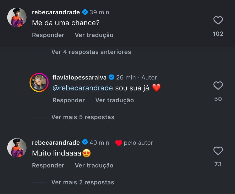 Flávia Saraiva abre álbum de fotos e recebe 'cantada' de Rebeca Andrade ...