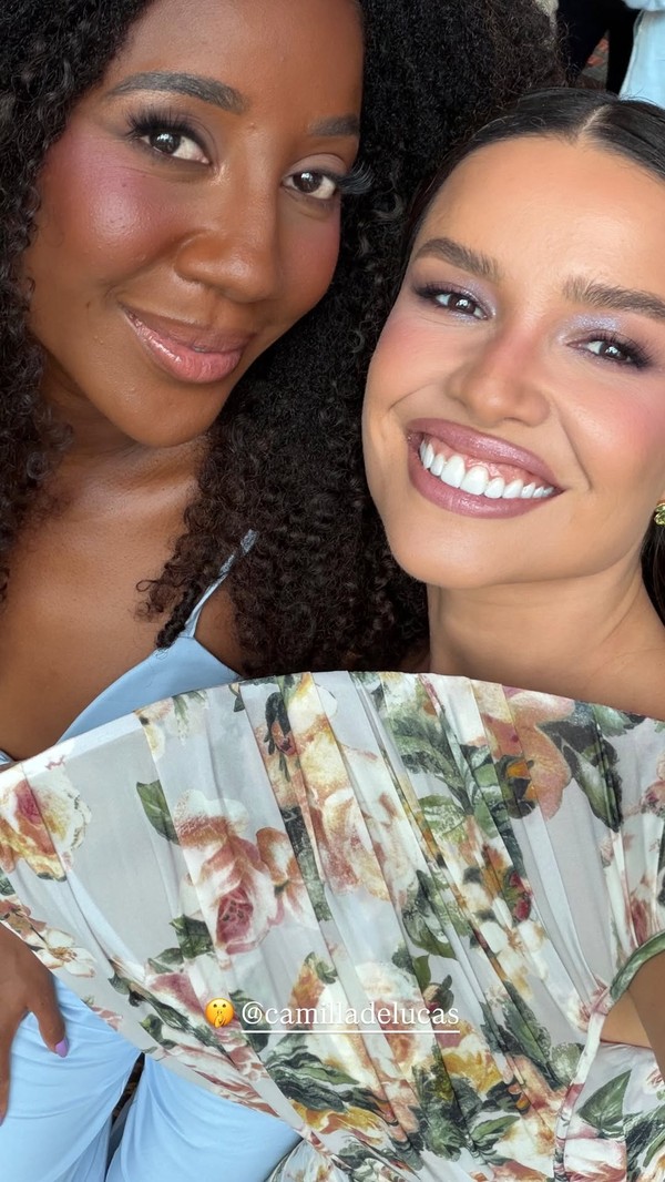 Juliette e Camilla de Lucas se reencontram e fazem suspense sobre novo ...