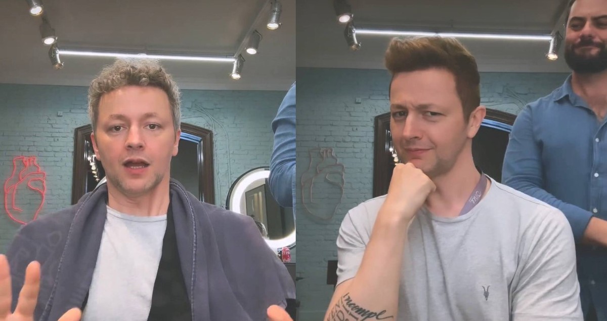 Lucas Lima impressiona com novo visual e dá adeus aos fios brancos