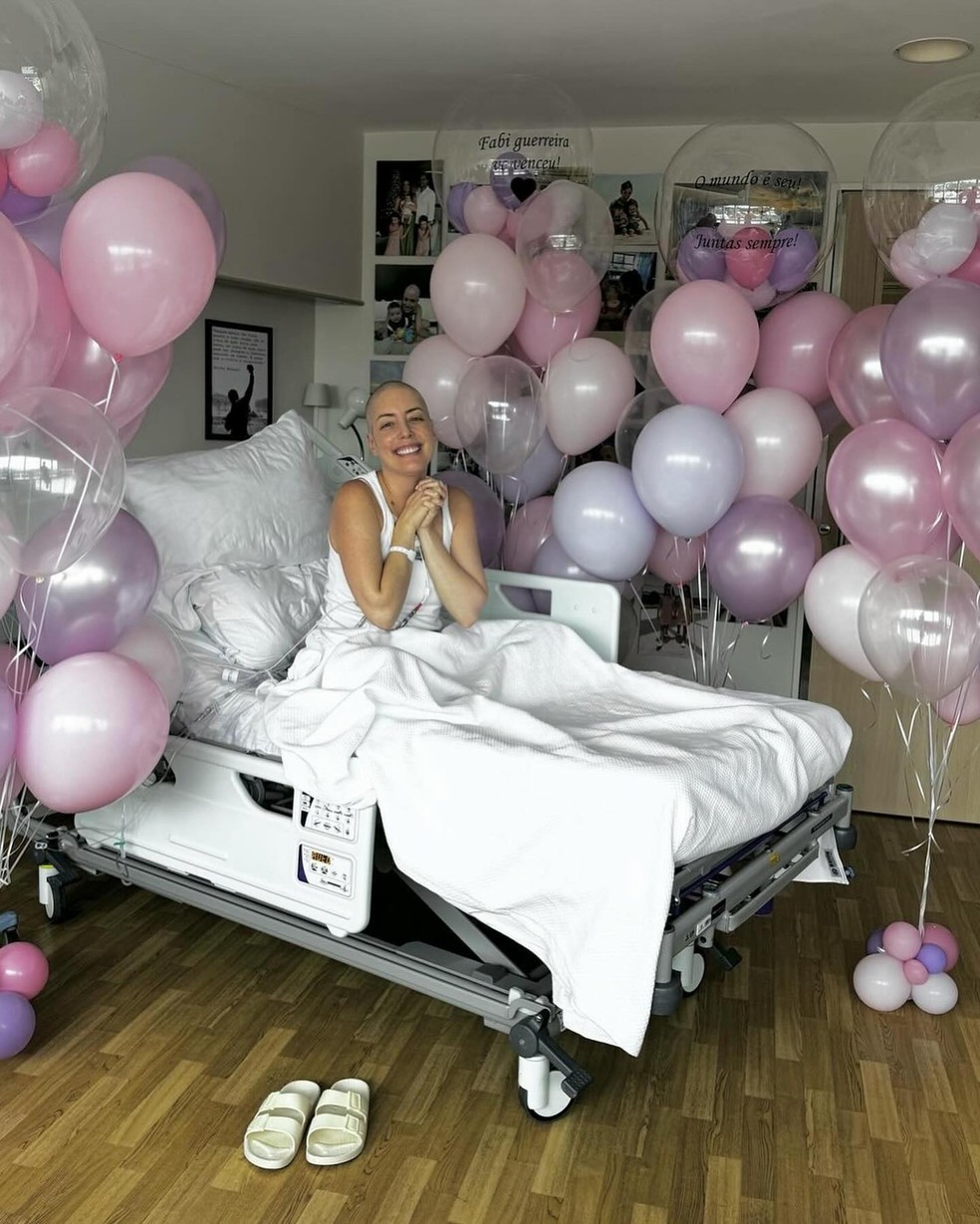Com câncer em remissão, Fabiana Justus celebra seis meses de ...