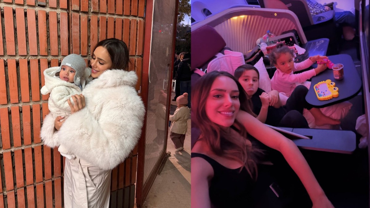 Bruna Biancardi mostra cliques de viagem à Barcelona com as filhas ...