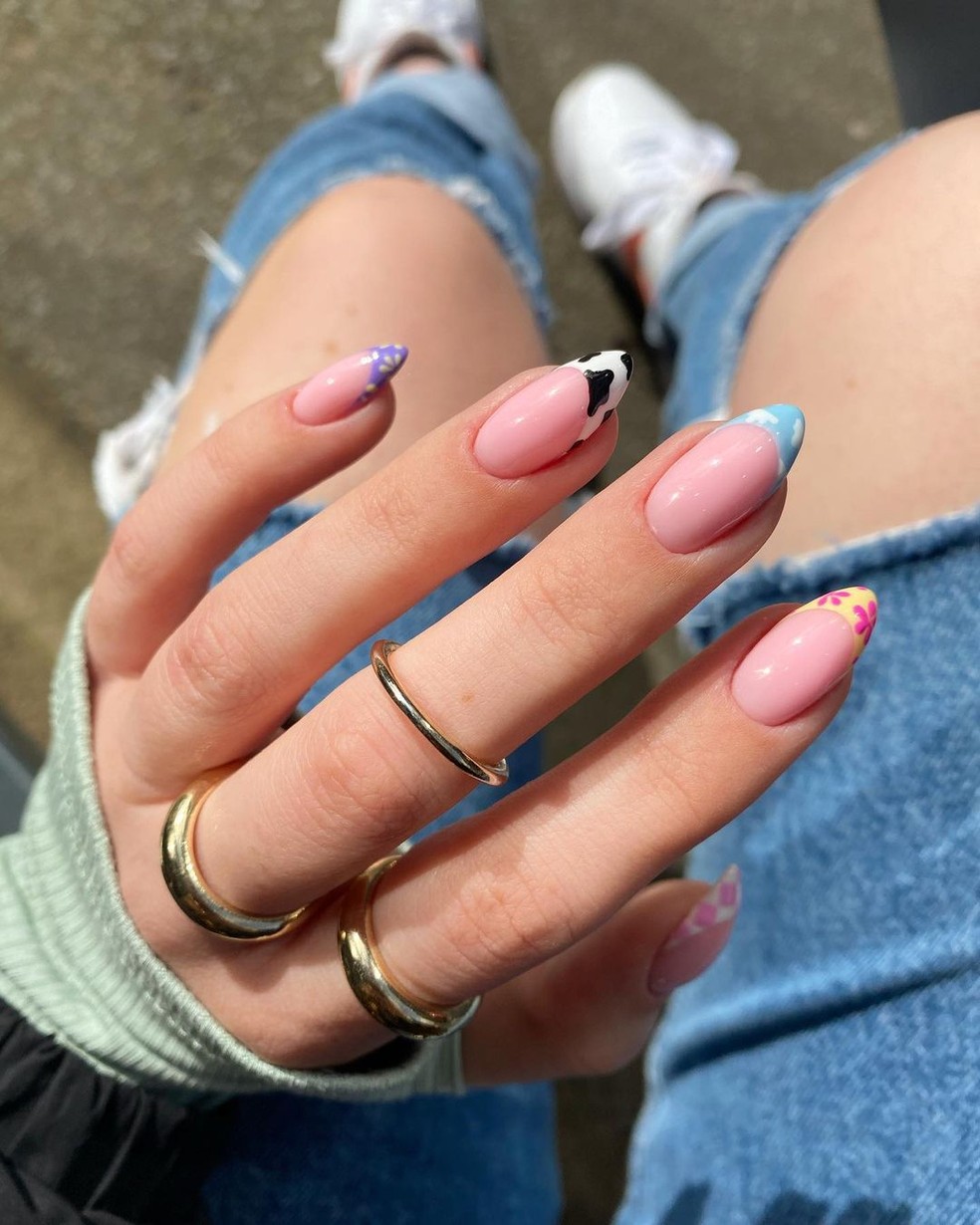 Unhas decoradas simples de diferentes estilos para se inspirar