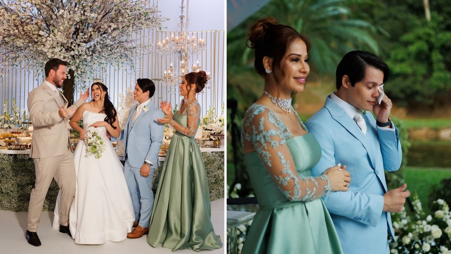 Com imprevistos, filho de Maira Cardi se casa em cerimônia luxuosa paga ...