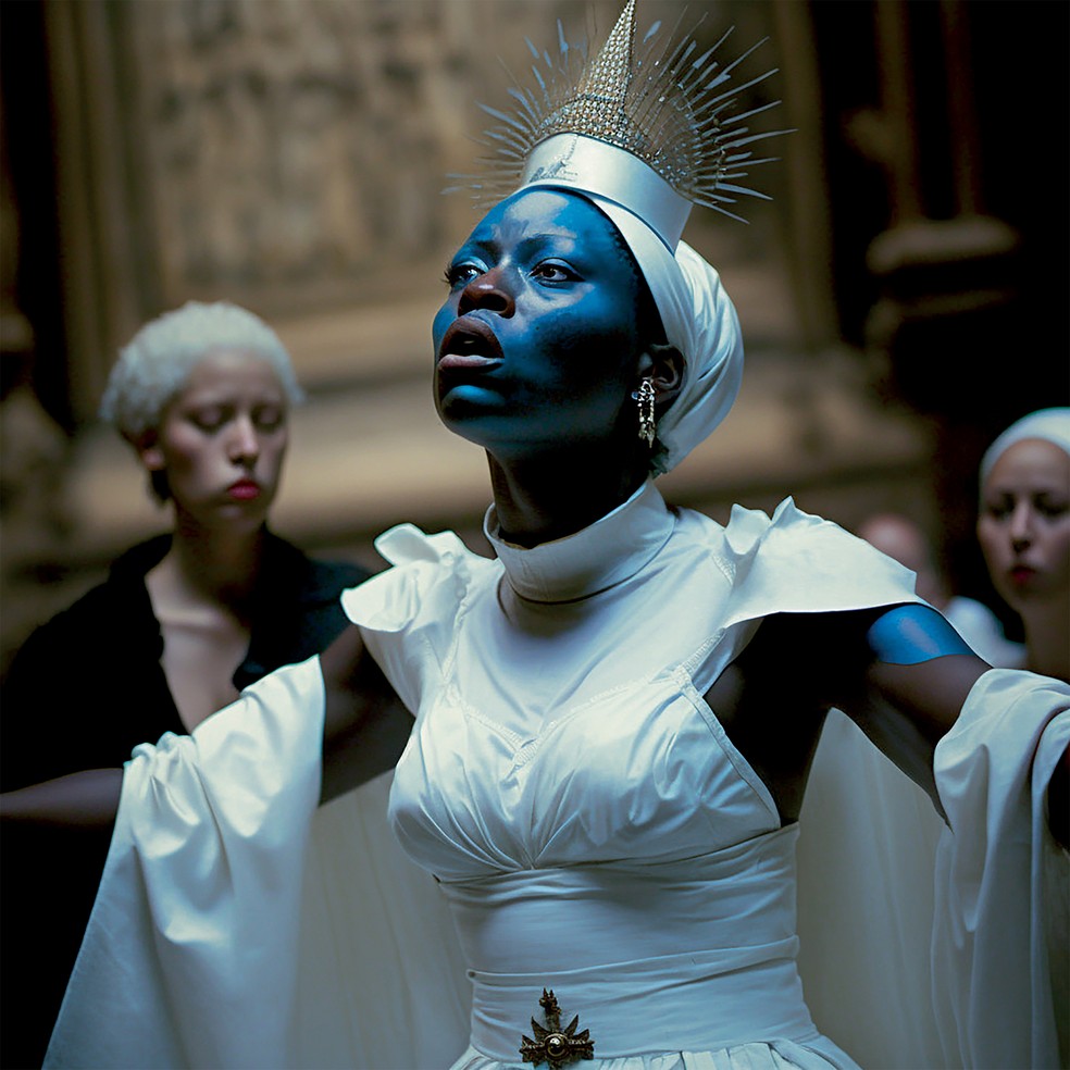 Igi Ayedun cria série fotográfica com IA sobre ser mulher negra imigrante