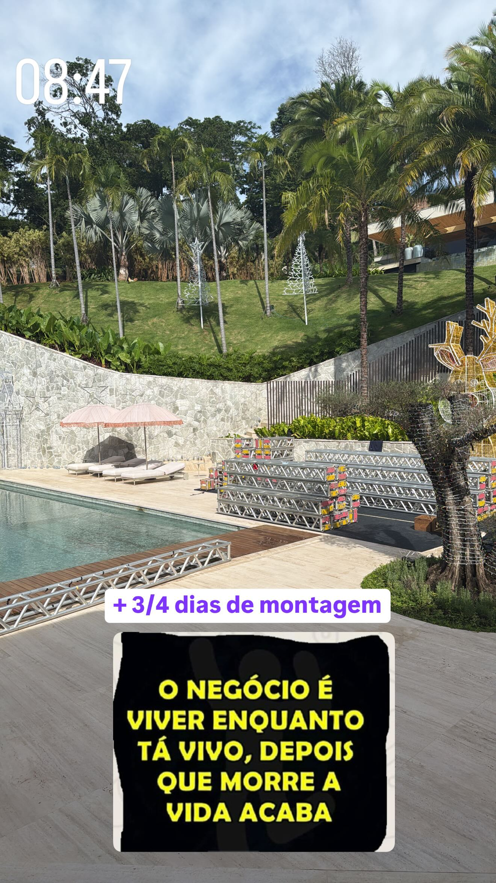Montando novo evento 2 dias após festa de 50 milhões de seguidores ...