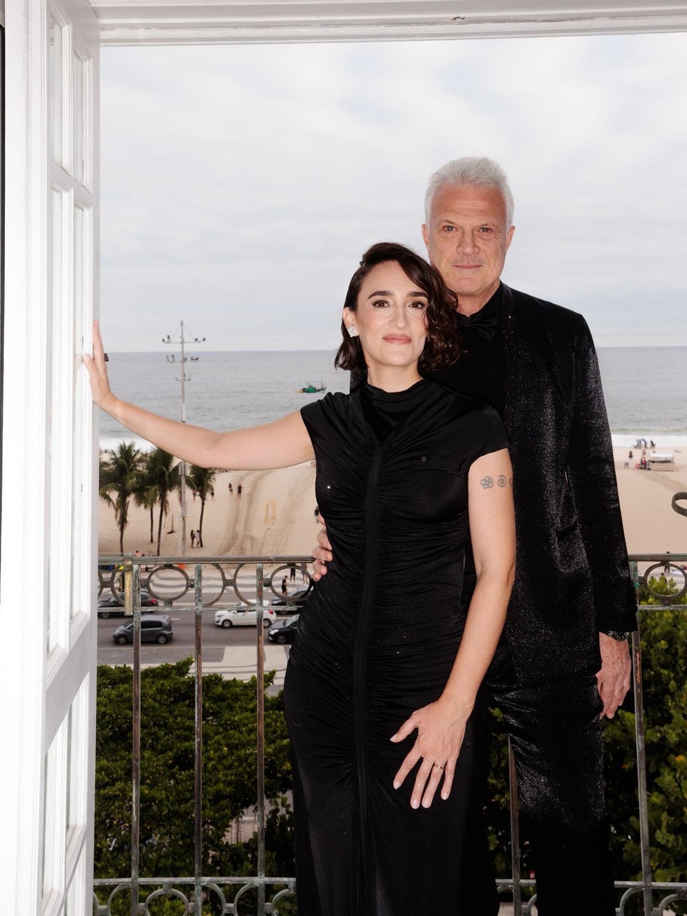 Maria Prata brinca ao publicar cliques raros com Pedro Bial em looks de ...