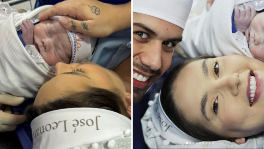 Nas redes sociais, perfil do filho recém-nascido de Virginia e Zé ...