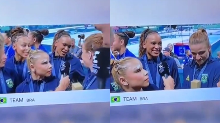 Momento de Rebeca Andrade ao dar entrevista em inglês viraliza e diverte web: 'Divas'