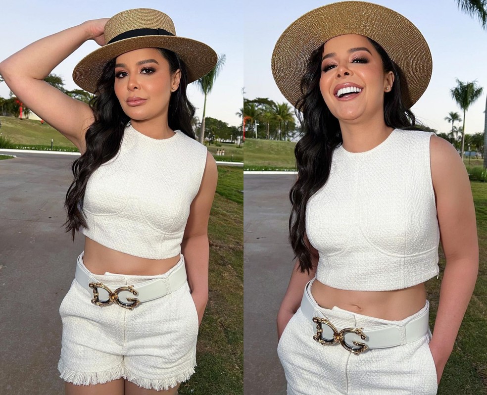 Maraisa esbanja beleza com look all white e fãs opinam: 'Você de branco ...