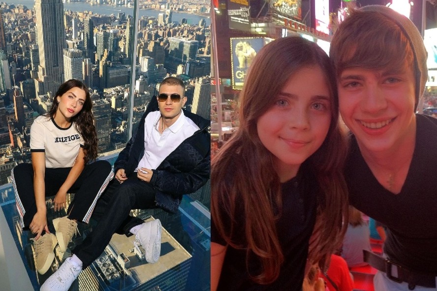 Jade Picon posta foto em NY com Leo Picon 14 anos após a primeira viagem com o irmão para a ...