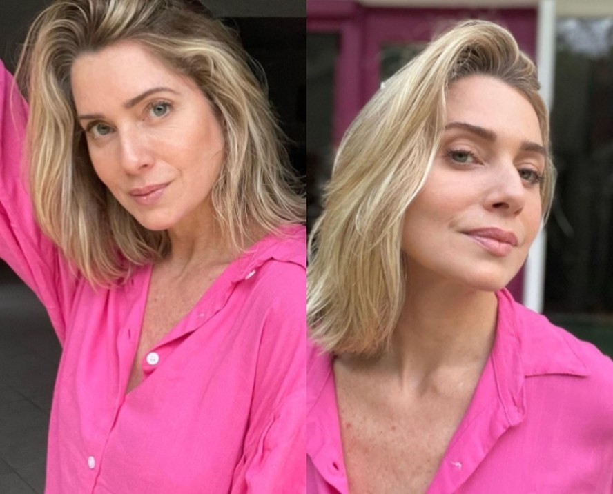 Aos 49, Letícia Spiller posa sem maquiagem e choca fãs: ‘O tempo ...