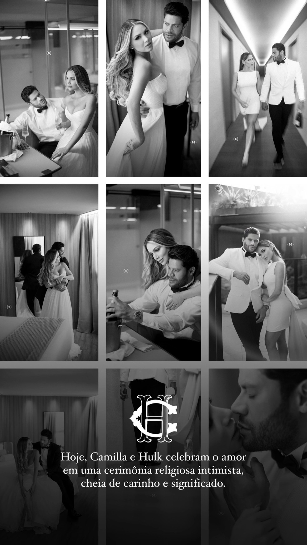 Hulk inicia casamento de três dias com Camila Ângelo na Paraíba ...