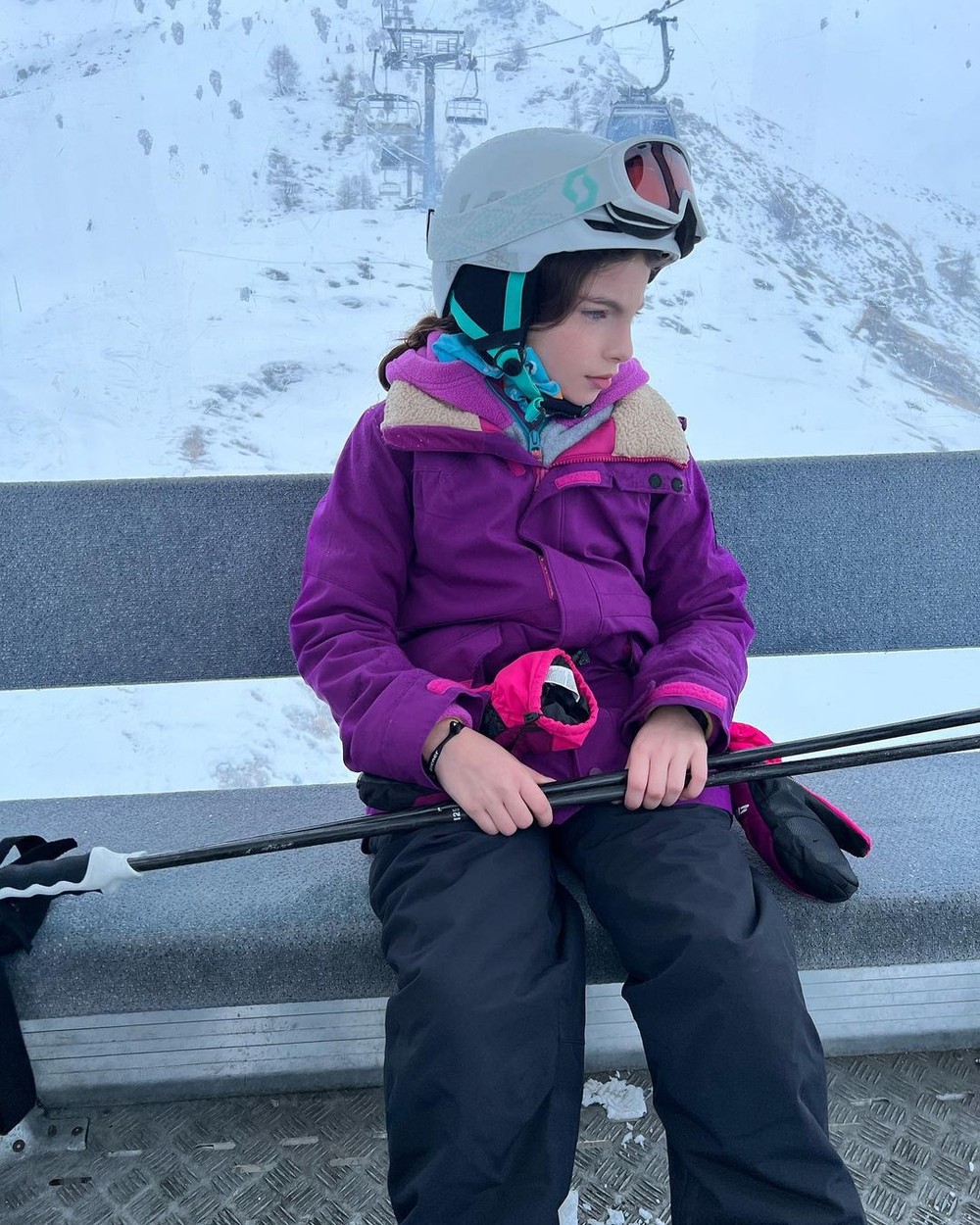 Daniella Cicarelli posta registro raro da filha em viagem na Suíça