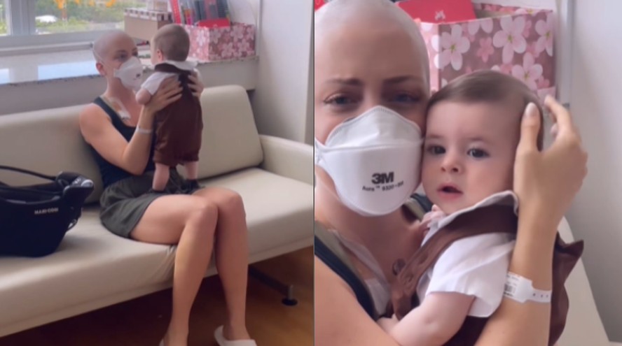 No hospital, Fabiana Justus mostra momento emocionante com filho de ...