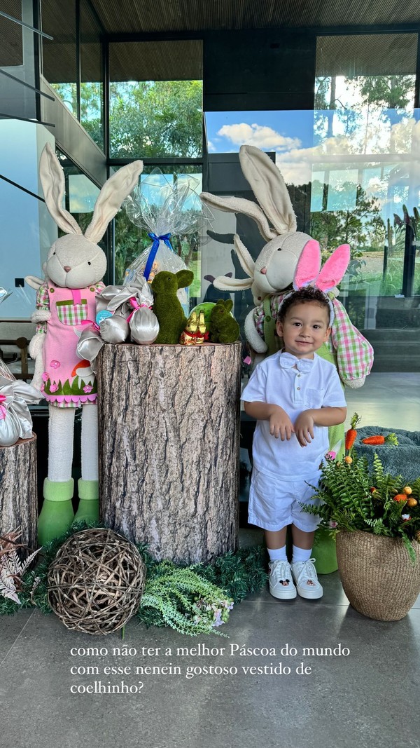 Bianca Andrade comemora primeira Páscoa com o filho, Cris: 'Todo amor ...