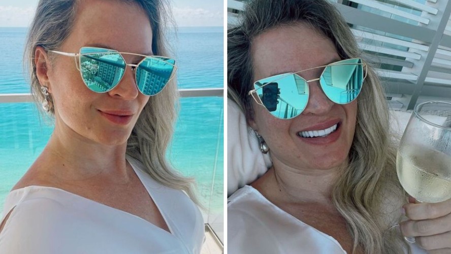 De férias, Joice Hasselmann aproveita dia ensolarado e mostra detalhes ...