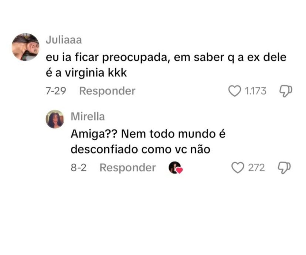 Bruna Zaneti, atual namorada de Rezende, curte comentário sobre Virginia: 'Nem todo mundo é ...