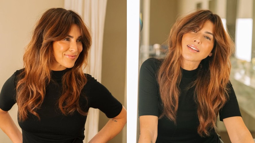 Fernanda Paes Leme mostra novo visual às vésperas dos 43 anos: 'Fui lá ...