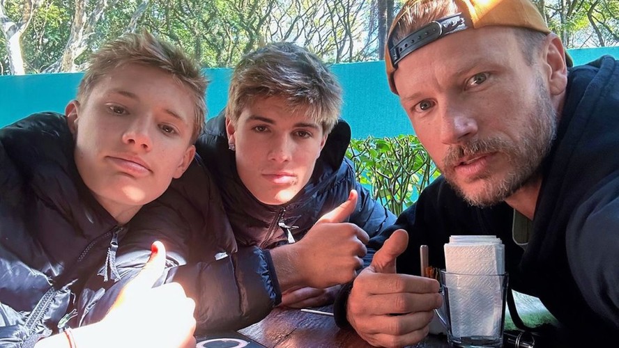 Gêmeos de Rodrigo Hilbert e Fernanda Lima aparecem em clique raríssimo ...