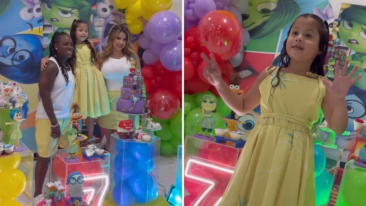 Filha de Neném, da dupla com Pepê, completa 7 anos ao lado das mães ...