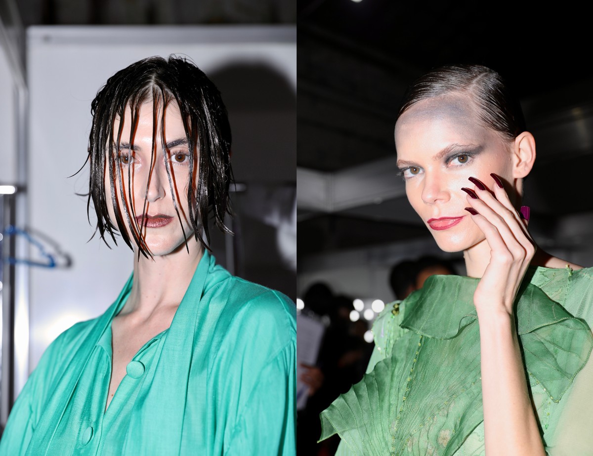 SPFW: brilho, drama e wet hair nas belezas de Greg Joey e Lino Villaventura
