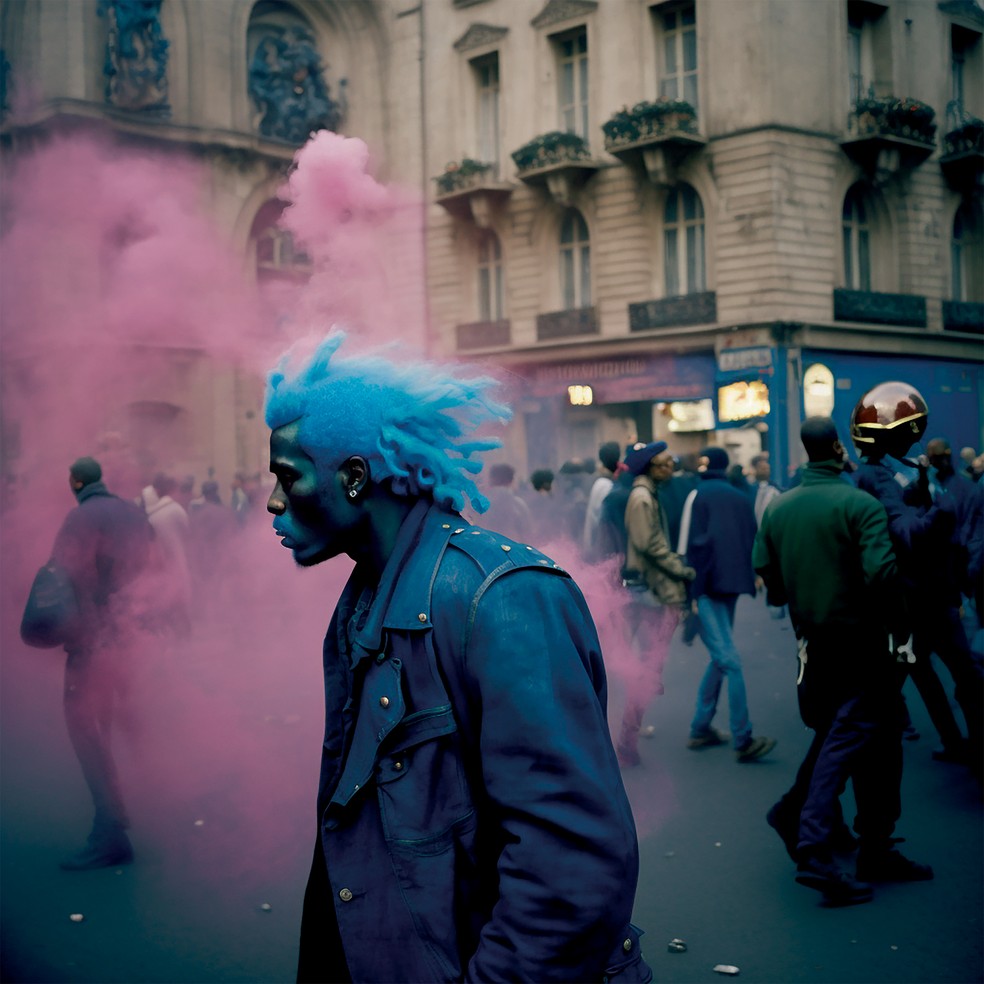 Igi Ayedun cria série fotográfica com IA sobre ser mulher negra imigrante