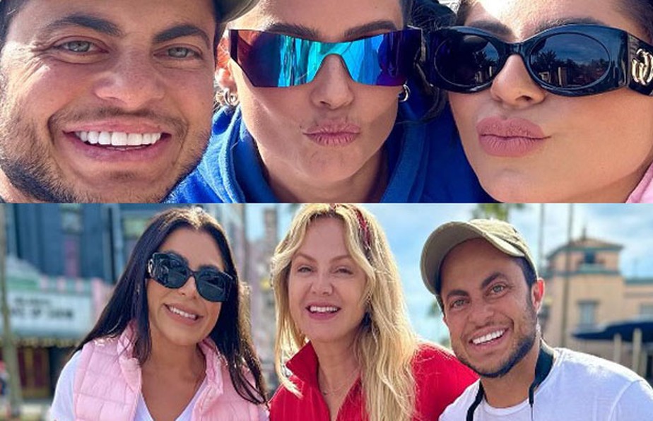 Andressa e Tammy Miranda tietam Deborah Secco e Eliana na Disney: 'Dia ...