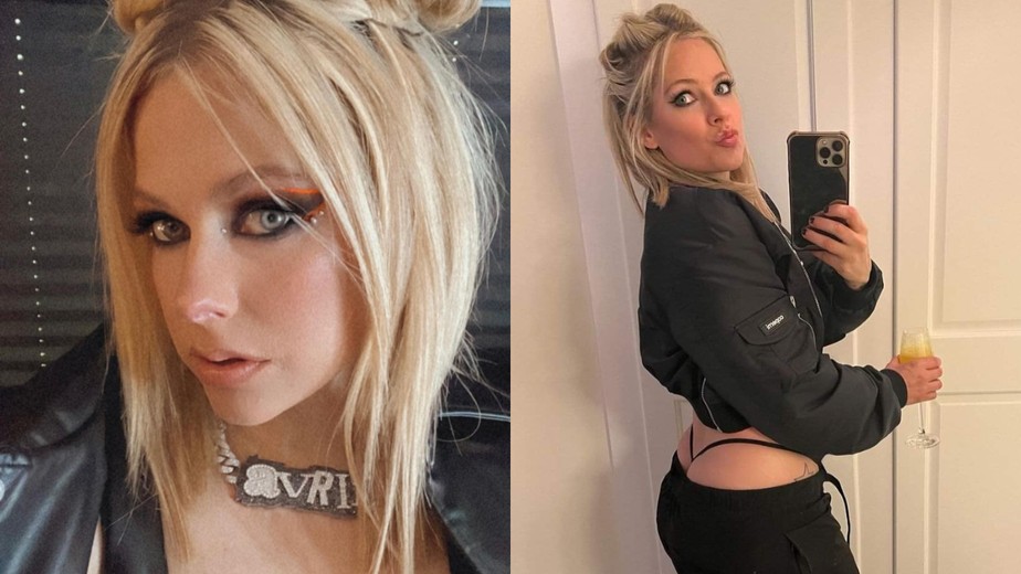 Avril Lavigne causa polêmica com clique ousado e fãs defendem: 'Mulher ...