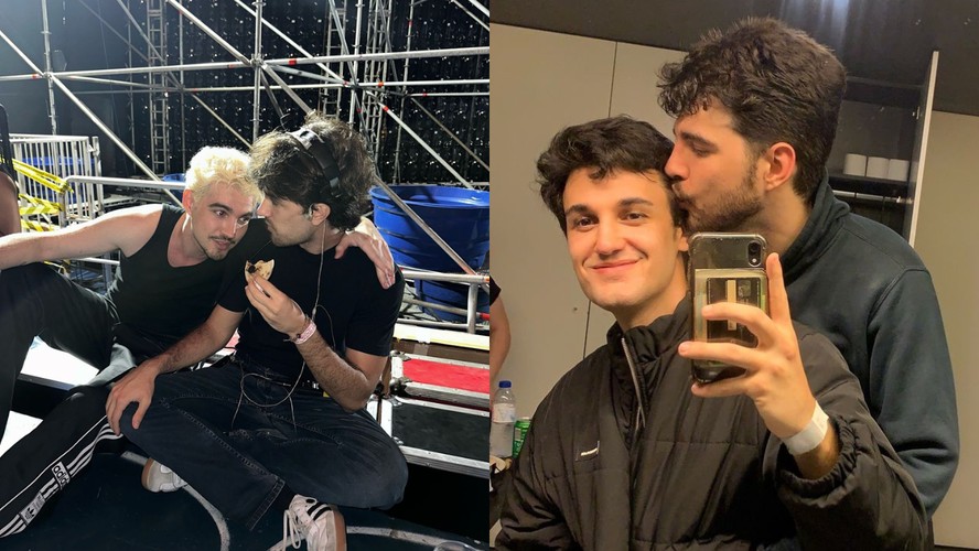 Jão abre álbum de fotos com produtor Pedro Tofáni: 'Dois namoradinhos'