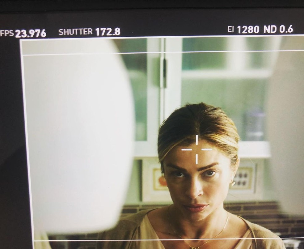 Reynaldo Gianecchini mostra foto de bastidores de filme com Grazi Massafera