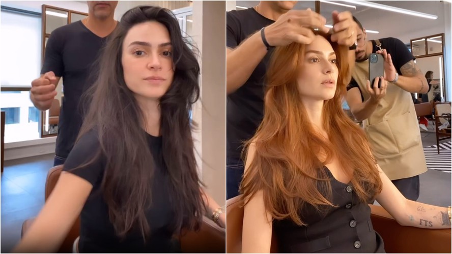 Thaila Ayala transforma visual e fica ruiva: 'Dois dias e seis horas de ...