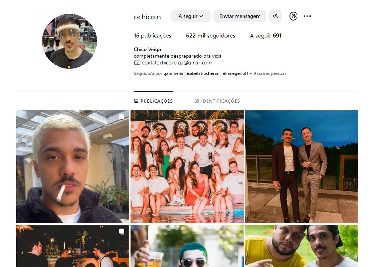 Chico Moedas reativa Instagram após término com Luísa Sonza e arquiva ...