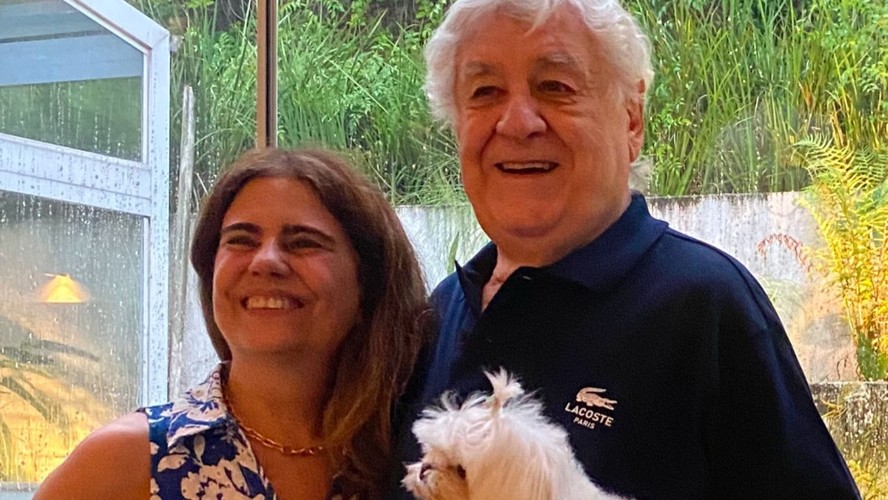 Mayara Magri comemora os 87 anos do marido autor de novelas: 'Sou feliz ...