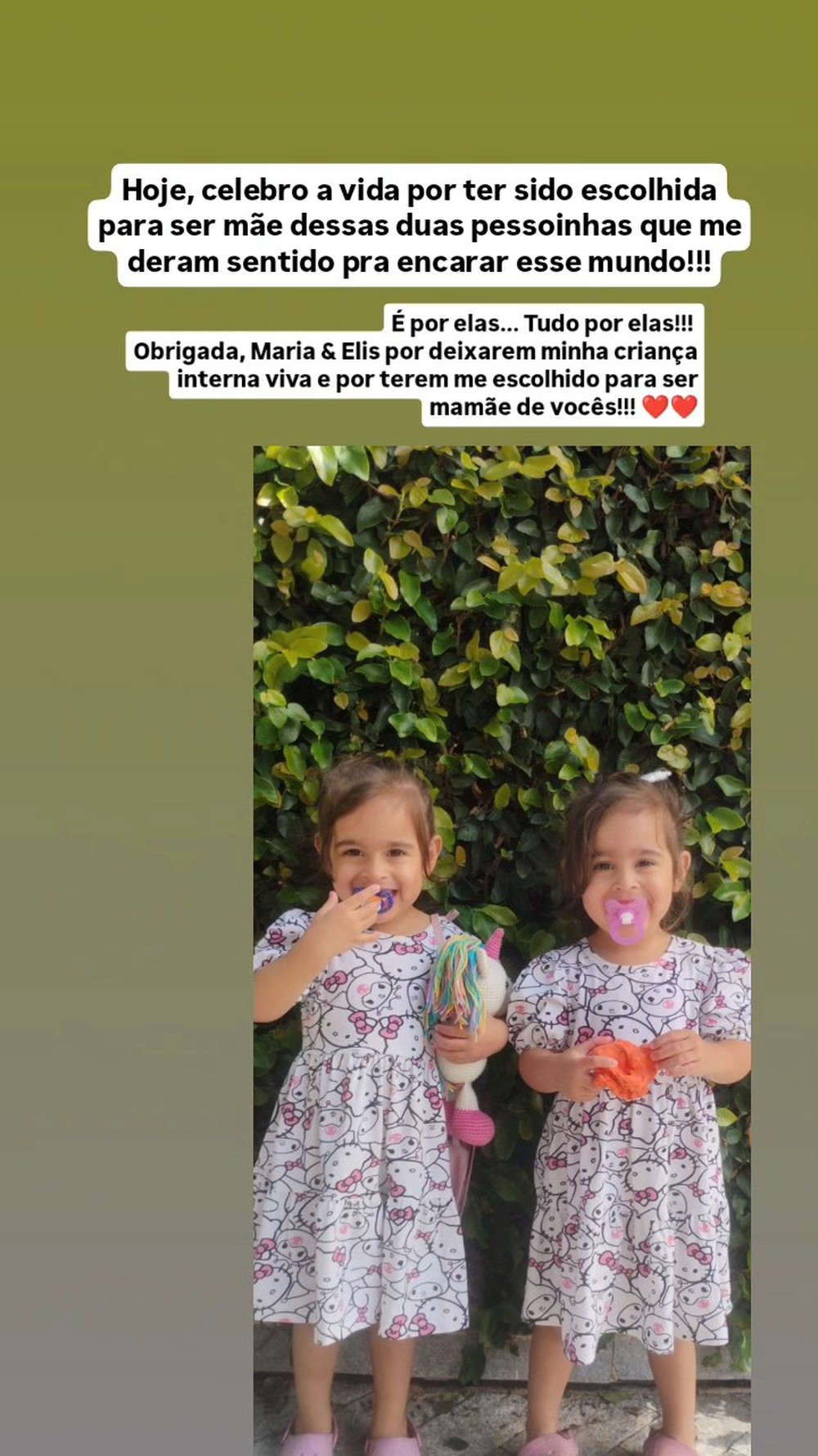 Rachel Pacheco, a Bruna Surfistinha, publica clique raro das filhas ...