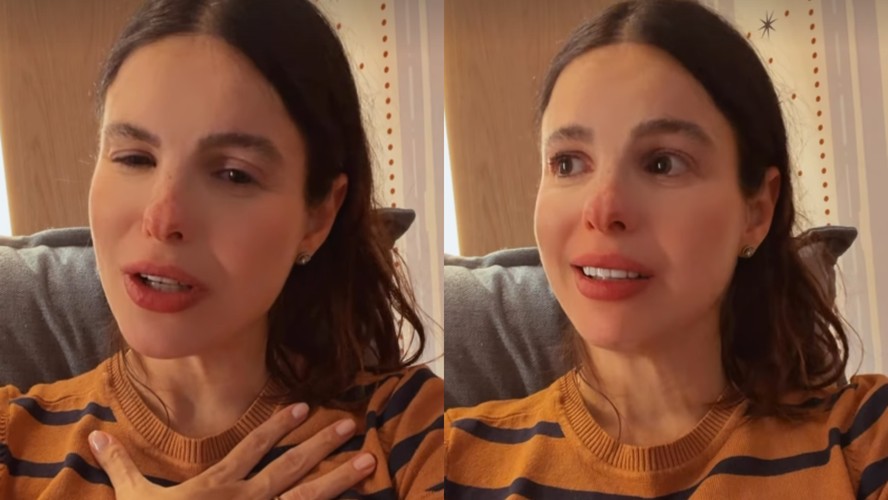 Na reta final da gestação, Sthefany Brito diz ter sentido a presença do ...