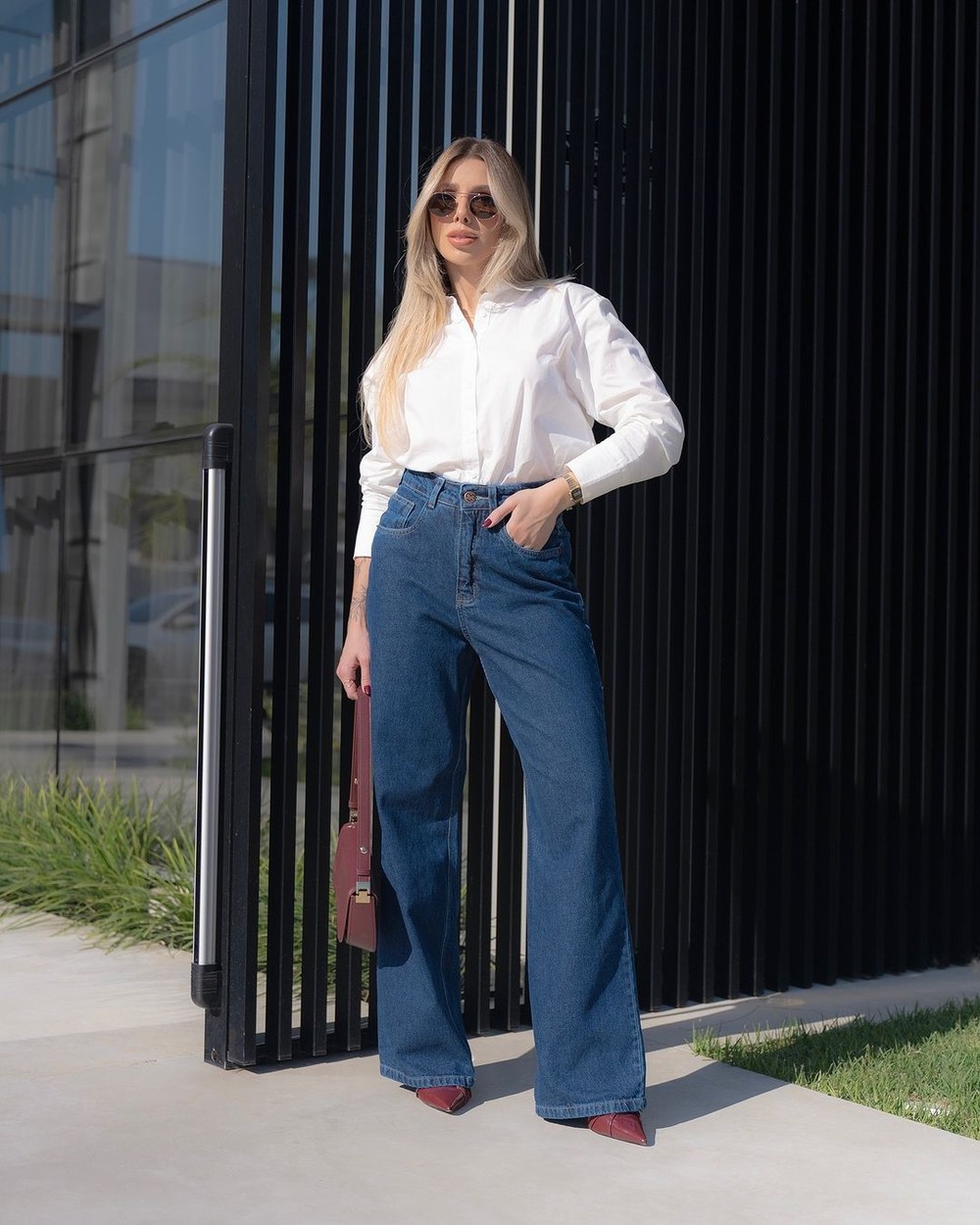 Looks com calça wide leg: veja 35 maneiras de como usar a peça que é ...