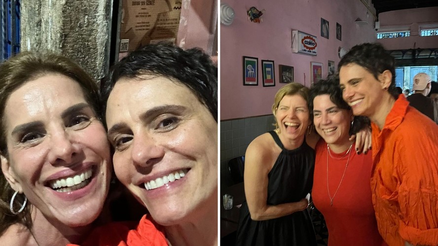 Feliz da vida, Malu Galli comemora 54 anos em boteco no Rio ao lado de ...